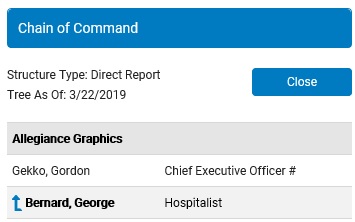 Viewing Employee Chain of Command
